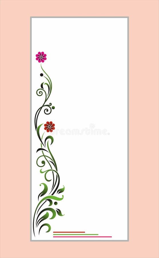 Mirrors Glass Border Design Vector CDR Stock Vector - Illustration of ...
