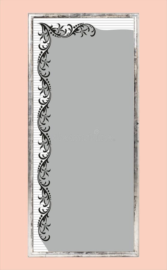 Mirrors Glass Border Design Vector CDR Stock Vector - Illustration of ...