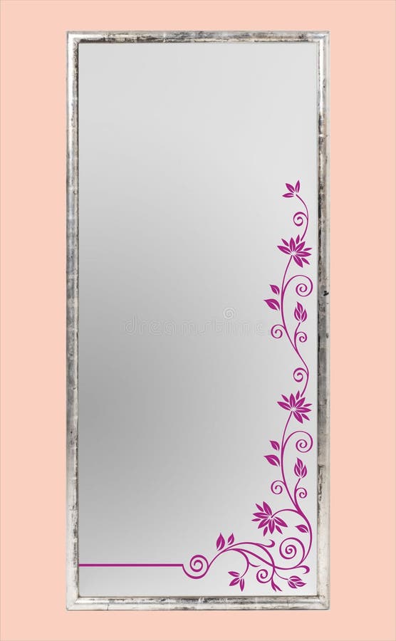 Mirrors Glass Border Design Vector CDR Stock Vector - Illustration of ...