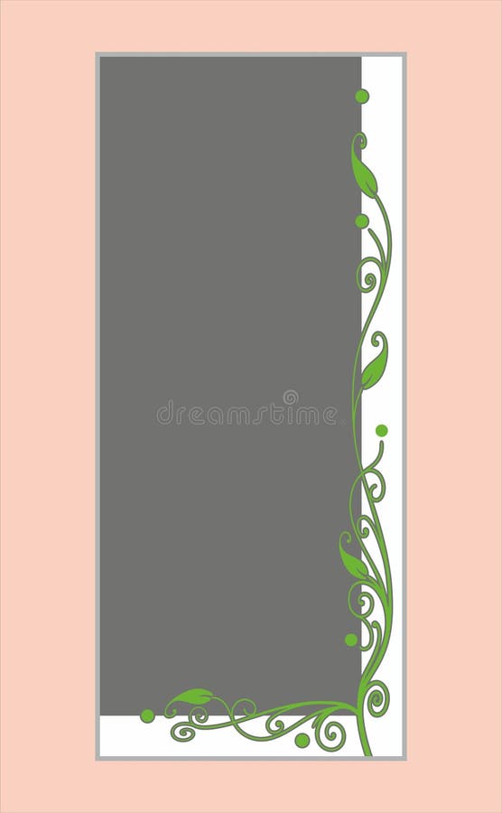 Mirrors Glass Border Design Vector CDR Stock Vector - Illustration of ...