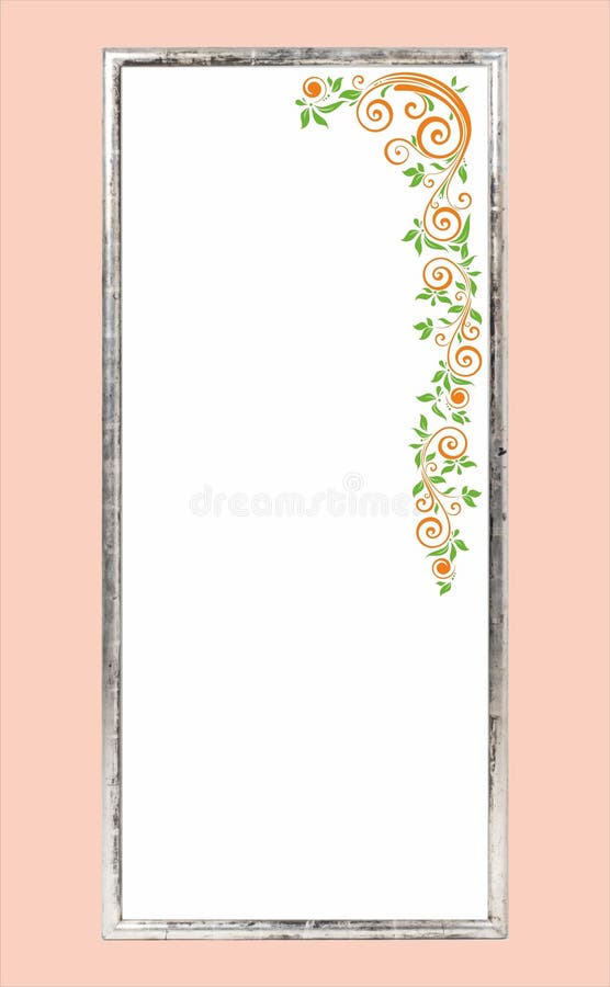 Mirrors Glass Border Design Vector CDR Stock Vector - Illustration of ...