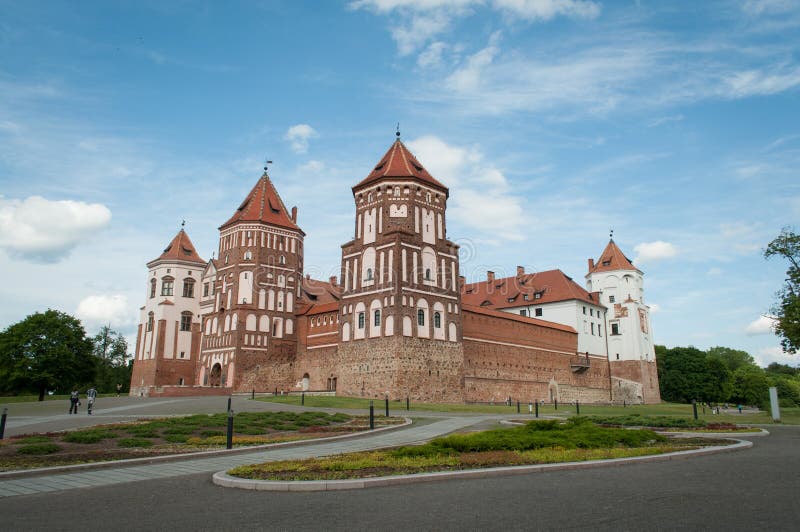 Mirsky Castle Complex stock image. Image of belarus, mansion - 30635513