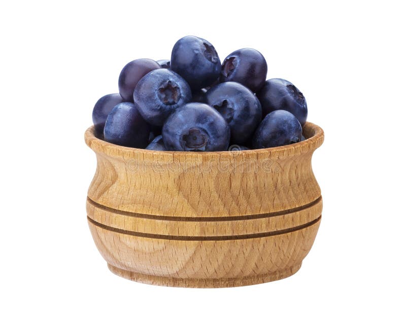 Mirtilli Isolati Su Fondo Bianco Una Pila Di Mirtilli Freschi, Da ...