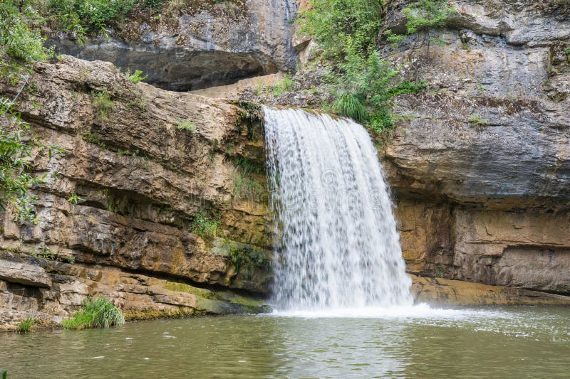 Mirusha Waterfalls in Mirusha Canyon in Central Kosovo Stock Image ...
