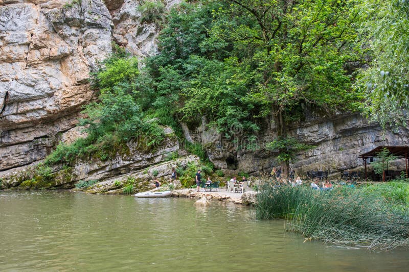 Mirusha Waterfalls in Mirusha Canyon in Central Kosovo Stock Image ...