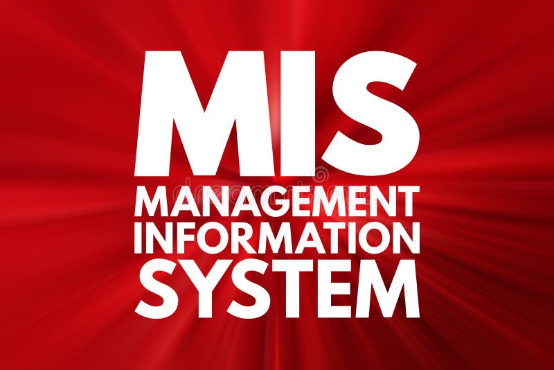 MIS - Management Information System Acronym, Business Concept ...