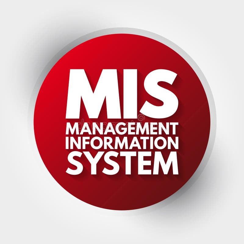 MIS - Management Information System Acronym, Business Concept ...