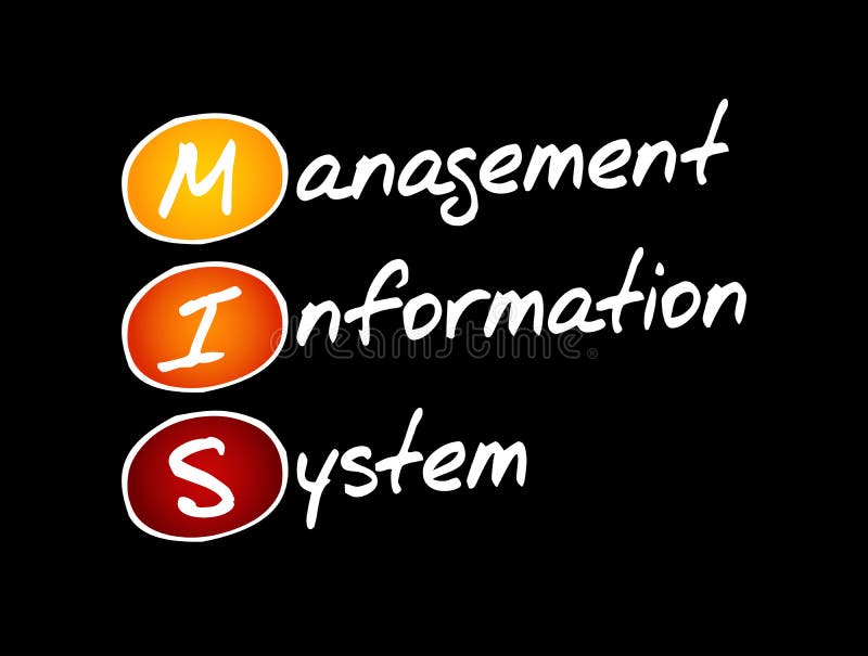 MIS - Management Information System Acronym Stock Illustration ...