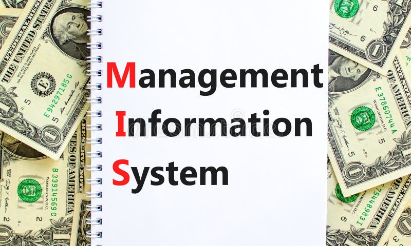 MIS Management Information System Symbol. Concept Words MIS Management ...