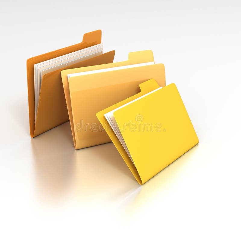 File Folder stock illustration. Illustration of business - 13179276