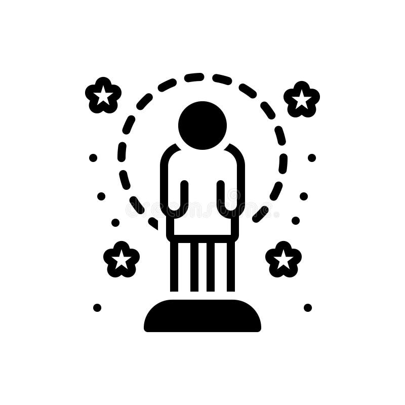 Black Solid Icon for Amazing, Mind Blowing and Awesome Stock Vector ...