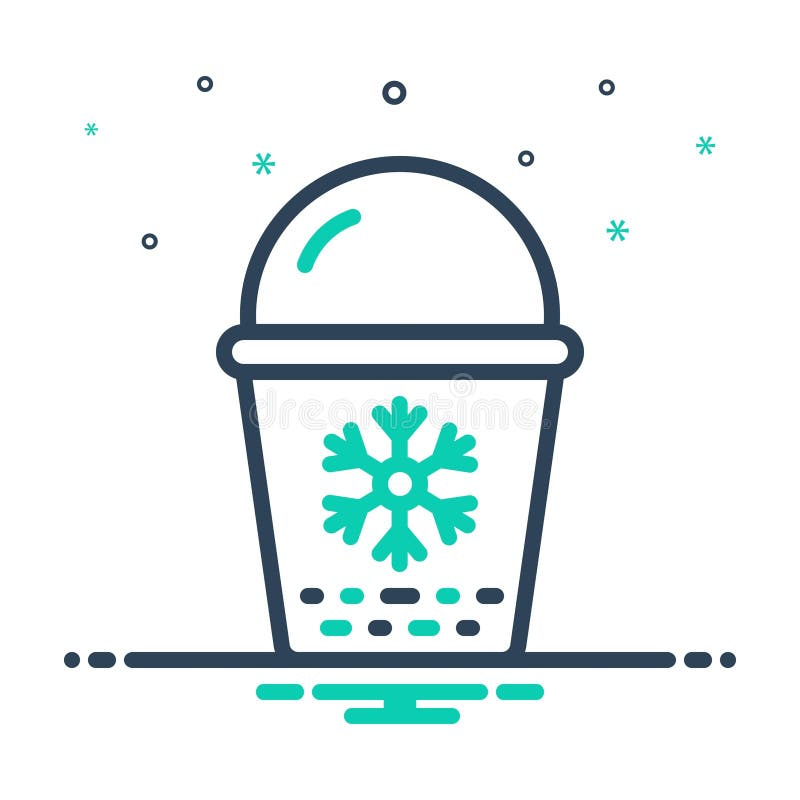 Mix Icon for Constant, Container and Beverages Stock Vector ...