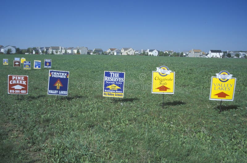 Miscellaneous signs editorial stock image. Image of sell - 52305914