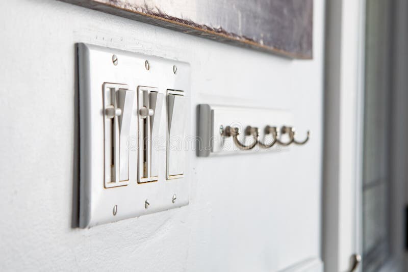 Light switch stock image. Image of cover, grey, control - 23521943