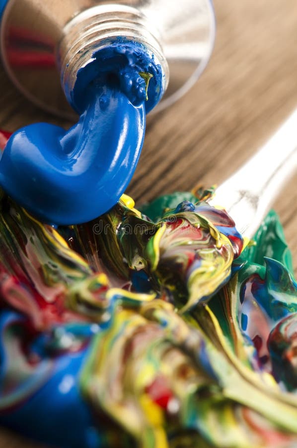 Mischende Lacke. Hintergrund Stockfoto - Bild von farbe, pigmente: 21614960