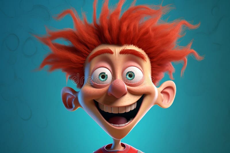 Mischievous Cartoon Character. AI Stock Illustration - Illustration of ...