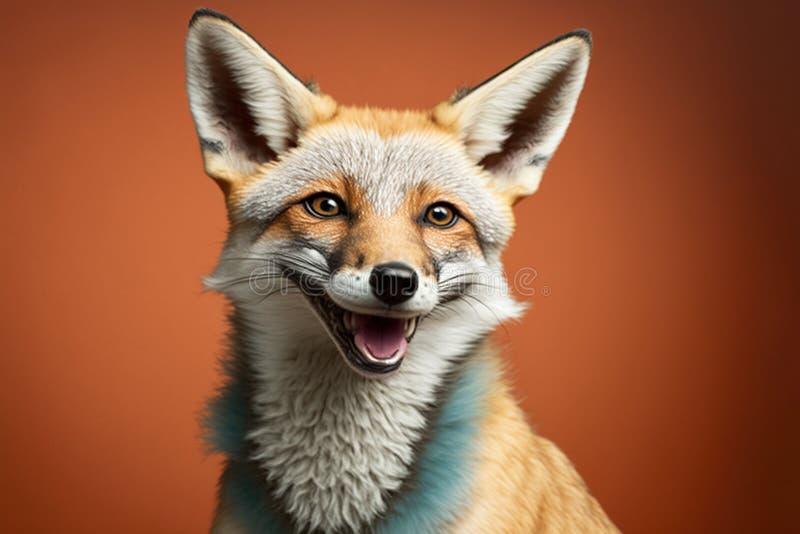 A Mischievous Fox with a Sly Grin on Its Face, Concept of Wit and ...
