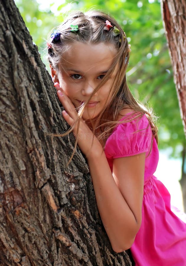 Mischievous girl stock photo. Image of clothing, expression - 81935416