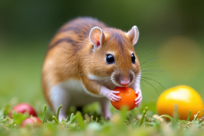 Mischievous Mouse Close-up stock illustration. Illustration of ...