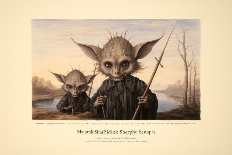 Mischievous Shadow Imps - Generative AI Stock Image - Image of darkness ...