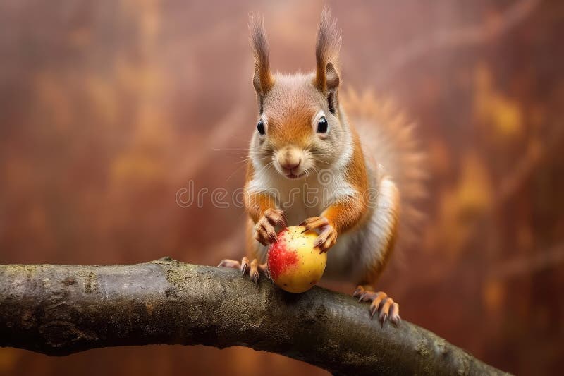 Mischievous Squirrel Stock Illustrations – 598 Mischievous Squirrel ...