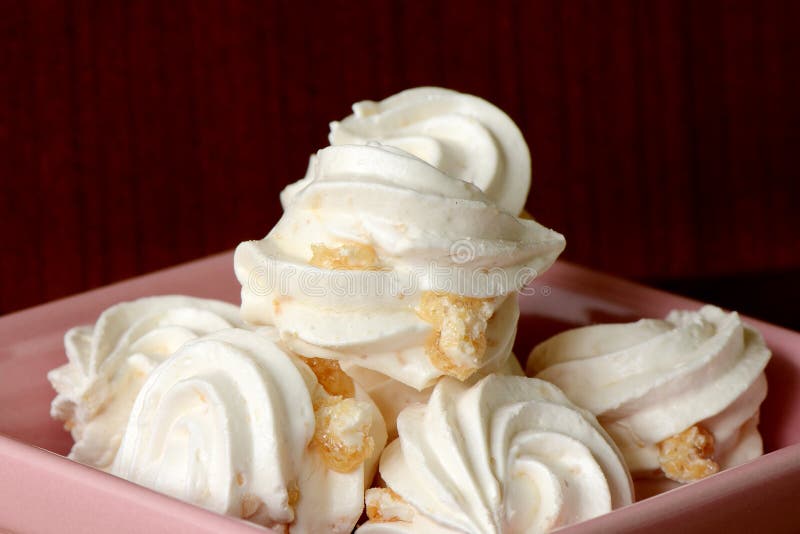 Mischungs-Nuss-Meringen. stockfoto. Bild von nahaufnahme - 31245852