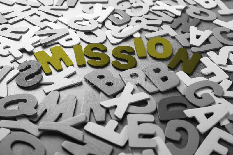 Cartas De Misión, Visión Y Valores Foto de archivo - Imagen de ...