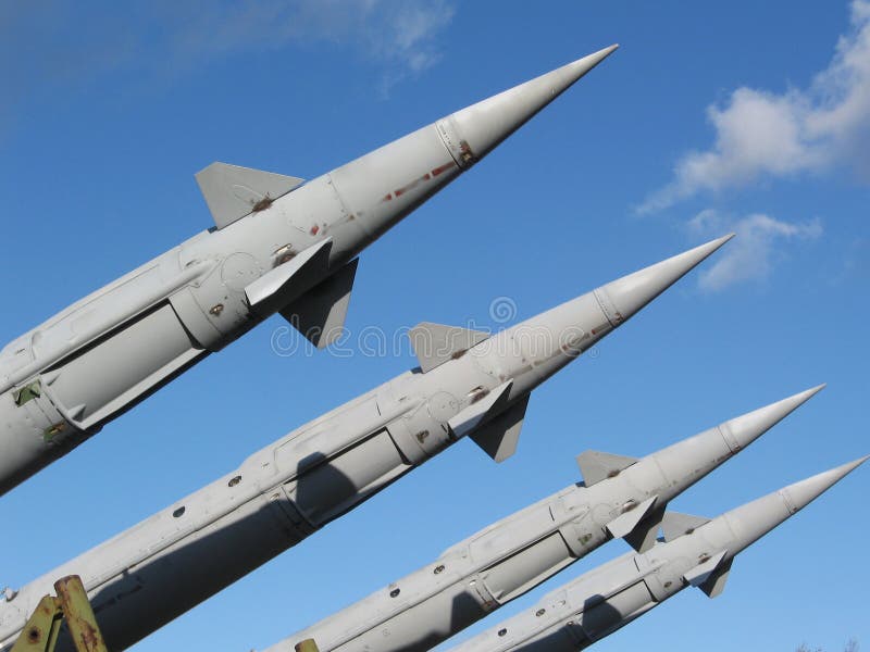 Misiles imagen de archivo. Imagen de cielo, soviético - 6699271