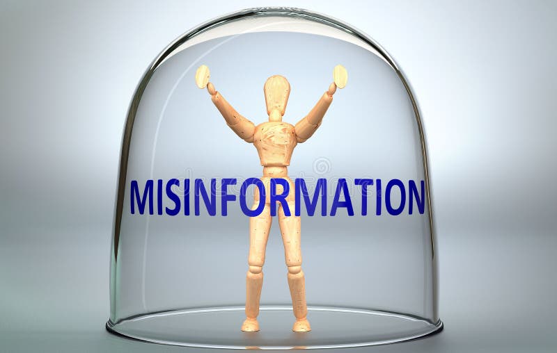 Misinformation Inside Human Mind - Pictured As Word Misinformation ...