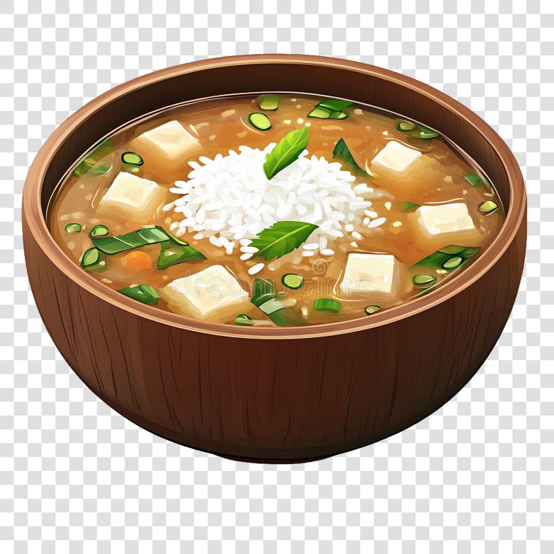 Miso Soup with Rice stock photo. Illustration of gourmet - 341483110