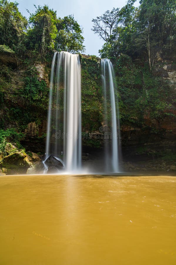 Misol Ha Waterfall in Chiapas Stock Image - Image of reserve, landscape ...
