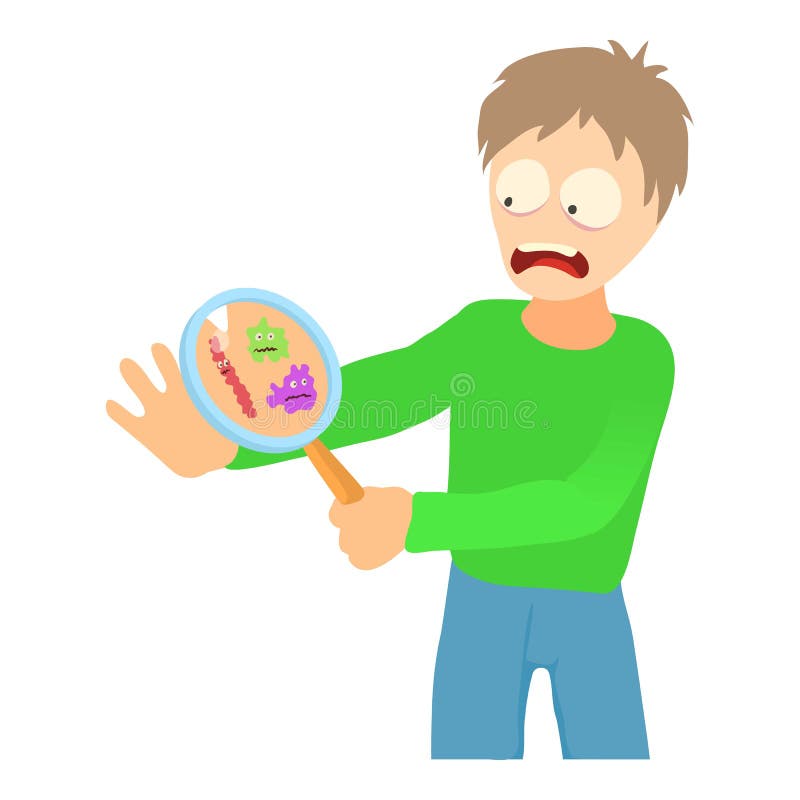 Misophobia Concept, Cartoon Illustration Stock Vector - Illustration of ...