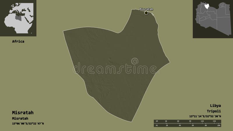 Misratah, District of Libya,. Previews. Administrative Stock ...