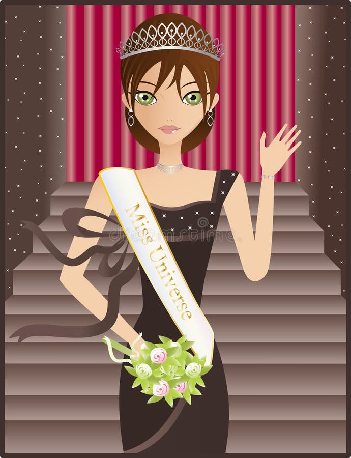 Miss World 2006 Top 15 Announcement Clipart