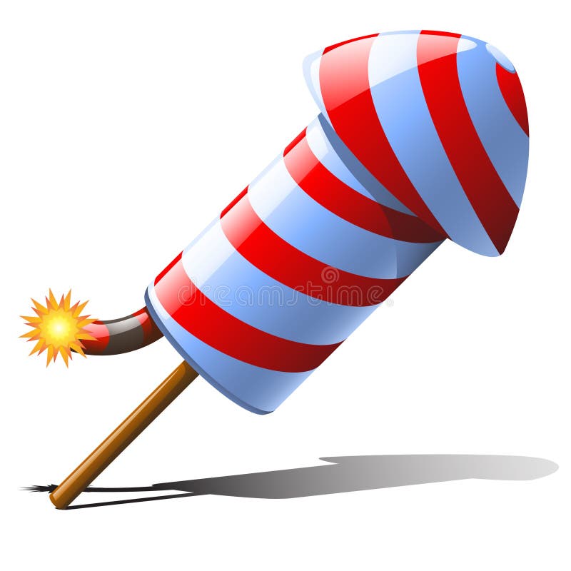 Missile stock vector. Illustration of speed, blue, cartoon - 36633677