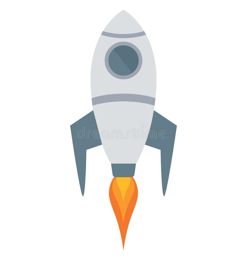 Missile Color Vector Isolated Icon Editable Stock Vector - Illustration ...