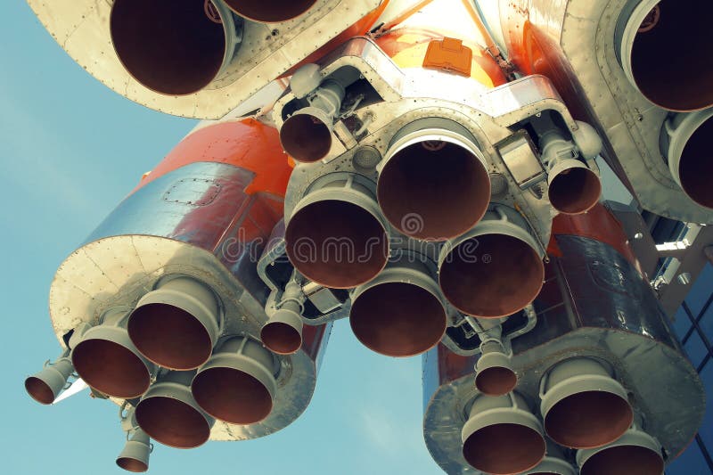 Missile engine of rocket stock image. Image of transportation - 26078971