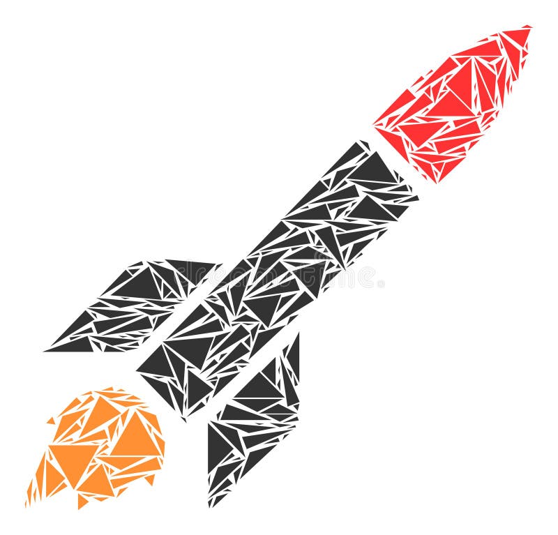 Missile Launch Collage of Binary Digits Stock Vector - Illustration of ...