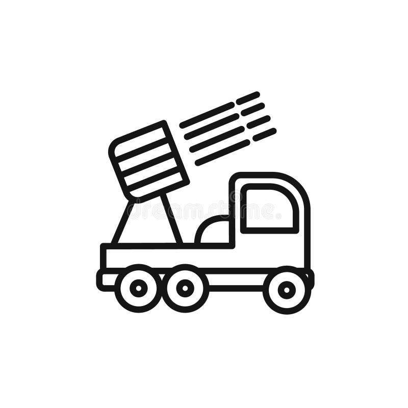 Missile Launcher Icon Vector Set Collection for Web Stock Vector ...