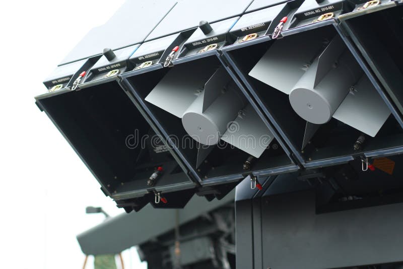 Missile Launcher Pod stock image. Image of defense, rockets - 19687129