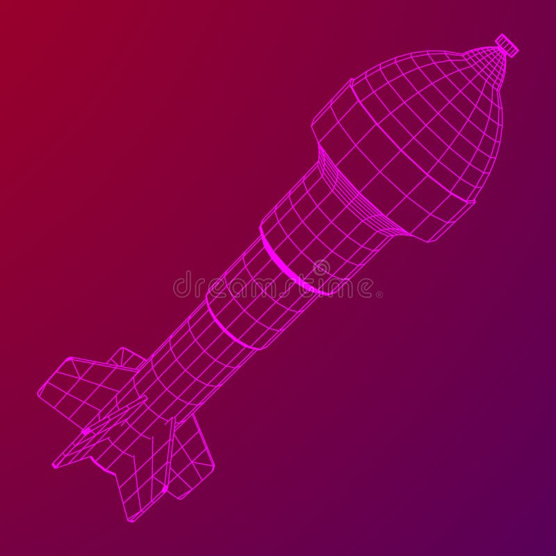 Missile, Nuclear Bomb Vector Stock Vector - Illustration of defense ...