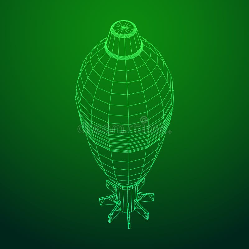 Missile, Nuclear Bomb Vector Stock Vector - Illustration of flight ...