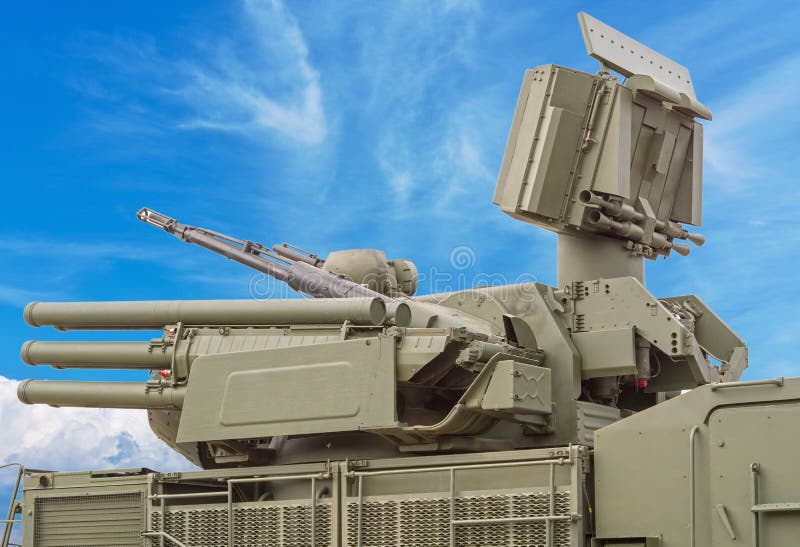Missile Pantsir-S1 E Sistema Di Armamento Contraereo Immagine Stock ...
