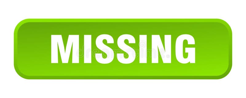 Missing Button. Missing Square 3d Push Button Stock Vector ...