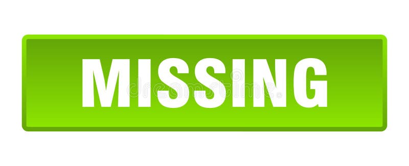 Missing Button. Missing Square Isolated Push Button Stock Vector ...
