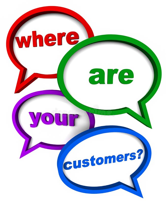 Where Did Your Customers Go Signs Lost Customer Stock Illustration ...