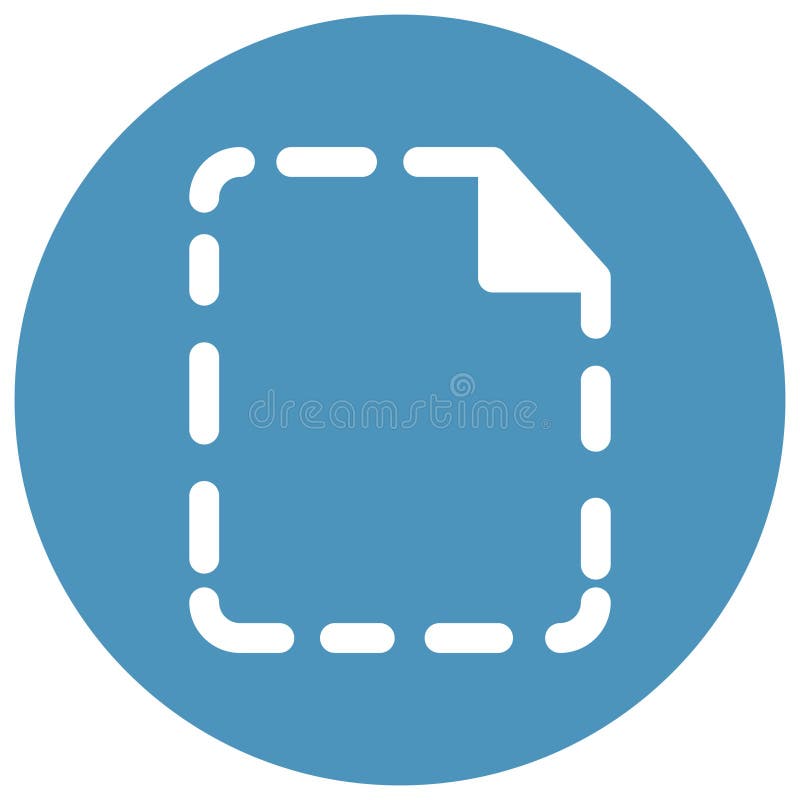 Missing File Isolated Vector Icon Which Can Easily Modify or Edit Stock ...