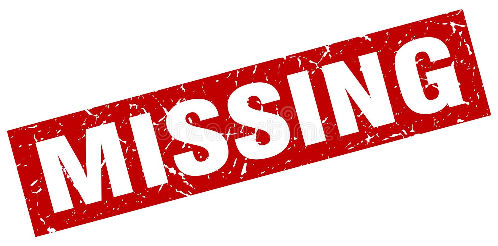 Missing Red Grunge Square Vintage Rubber Stamp Stock Illustrations – 27 ...
