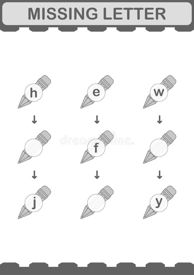 Missing Pencil Stock Illustrations – 206 Missing Pencil Stock ...