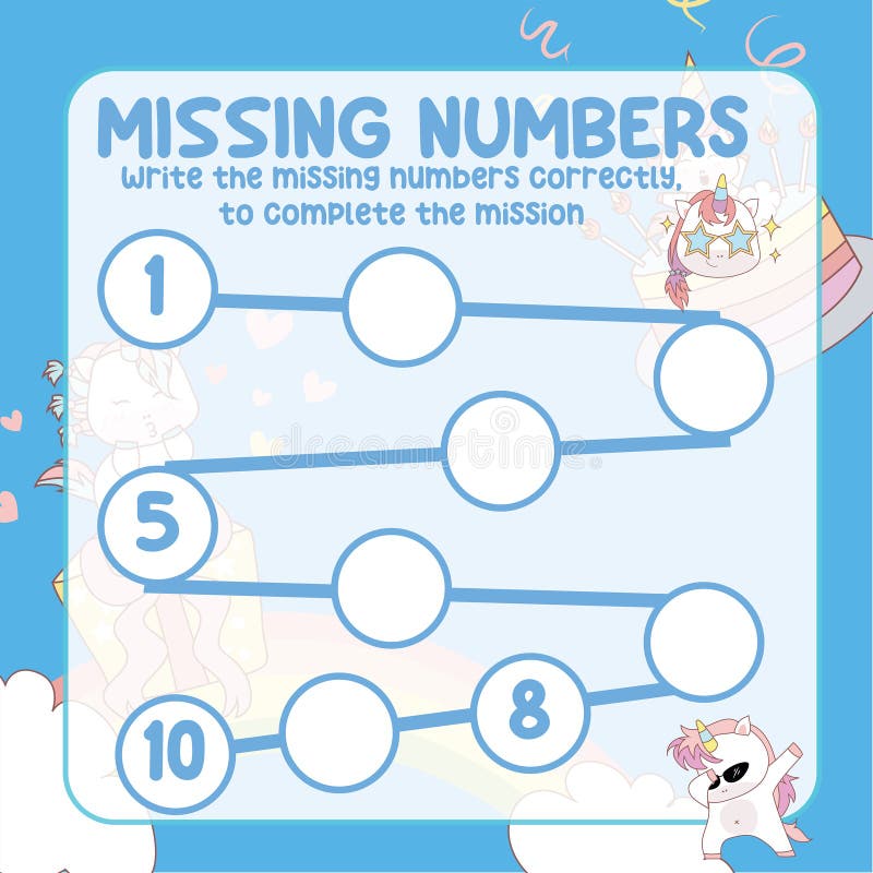 Math Worksheet for Kids Ready To Print File. Counting Exercise for ...